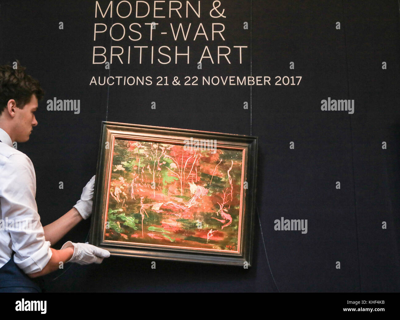 London UK. 17th November 2017. The Final painting by Sir Winston ...