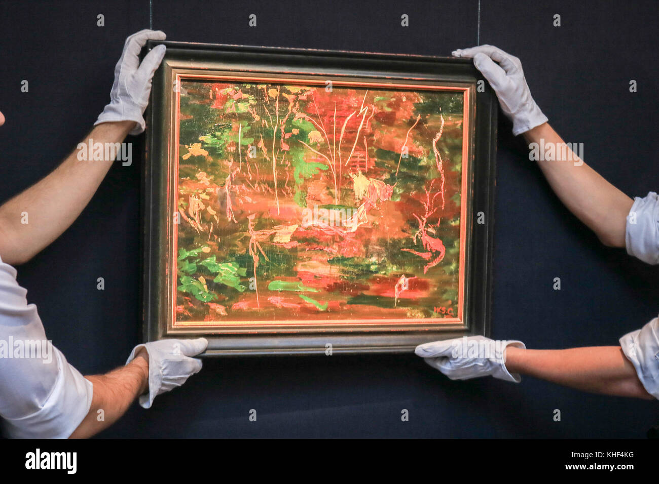 London UK. 17th November 2017. The Final painting by Sir Winston ...