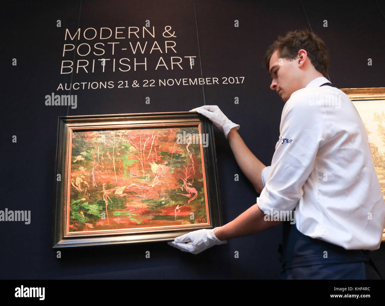 London UK. 17th November 2017. The Final painting by Sir Winston ...