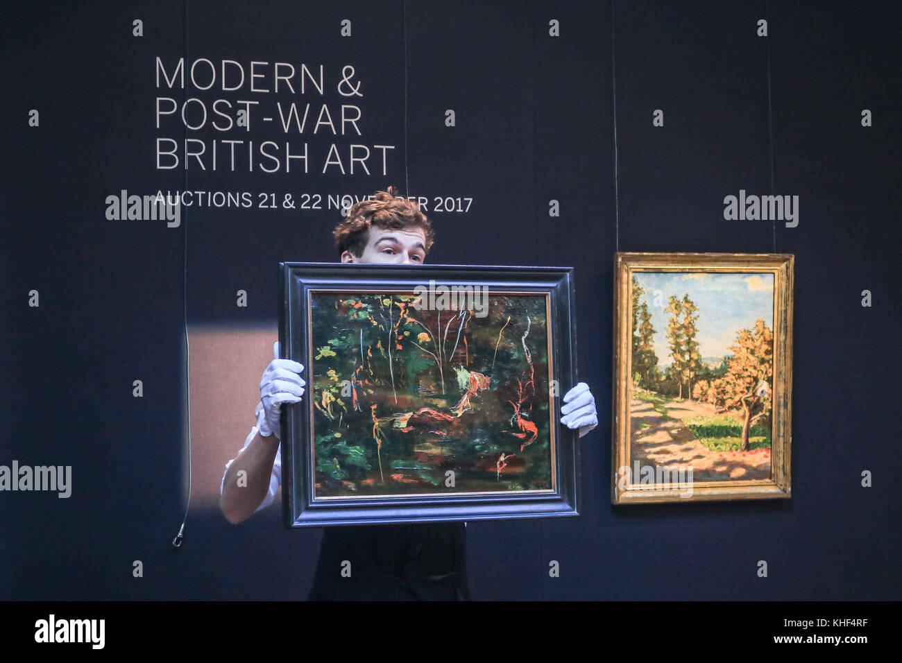 London UK. 17th November 2017. The Final painting by Sir Winston ...