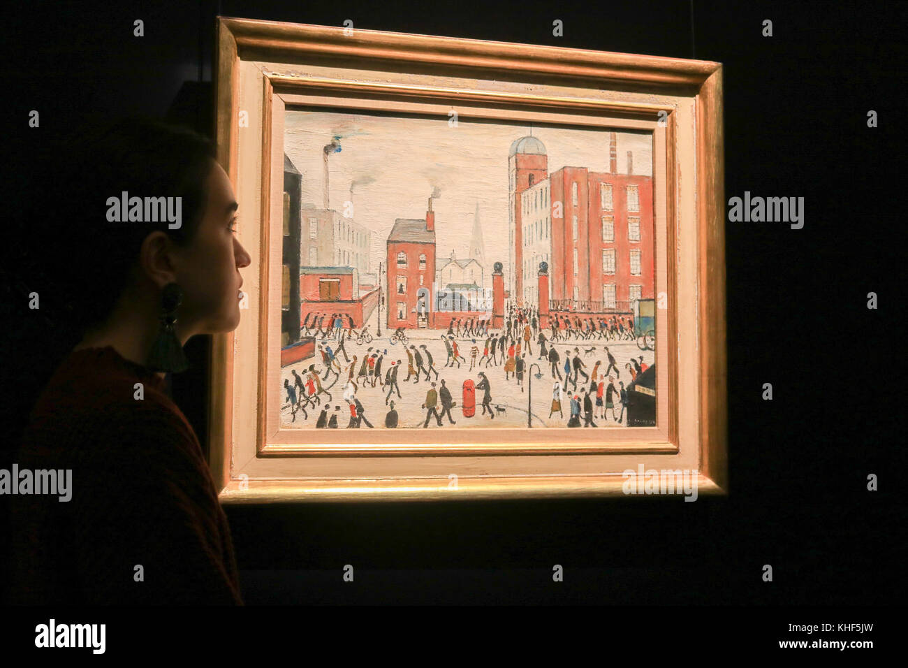 Ls lowry painting hi-res stock photography and images - Alamy