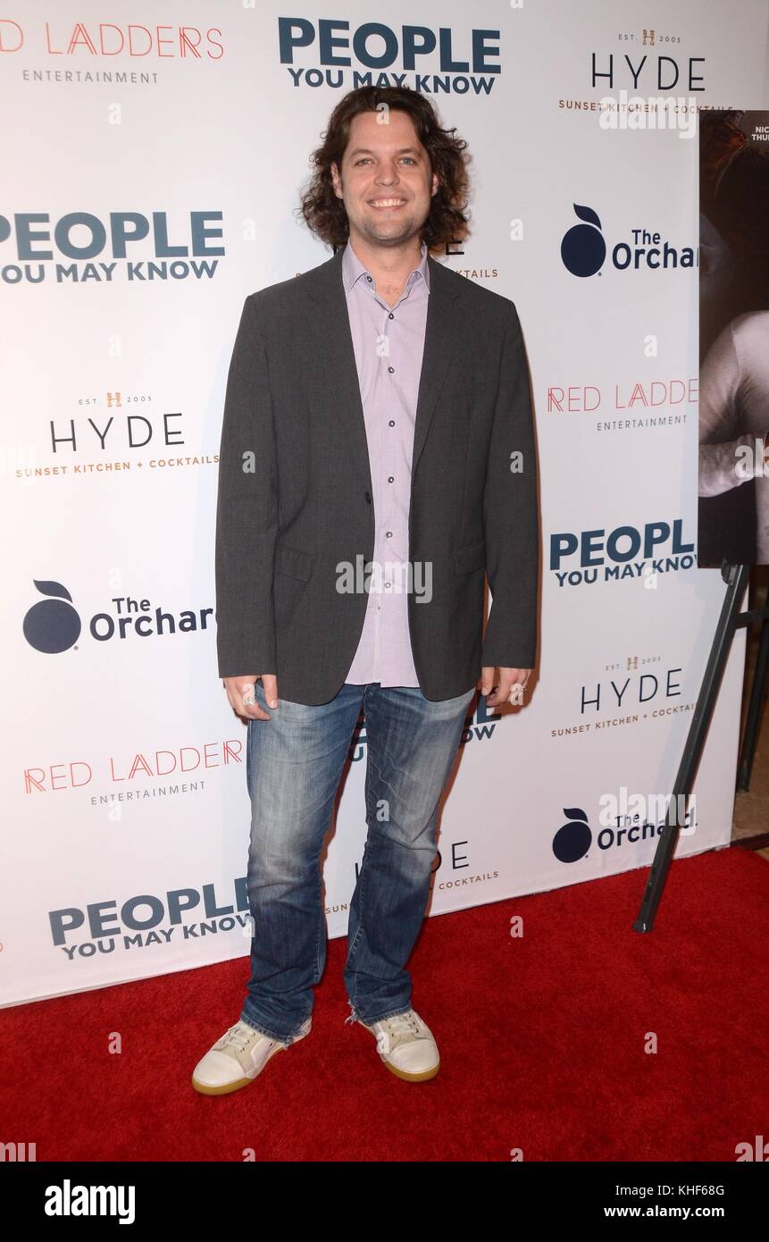 Los Angeles, CA, USA. 13th Nov, 2017. Adam Westbrook at arrivals for ...