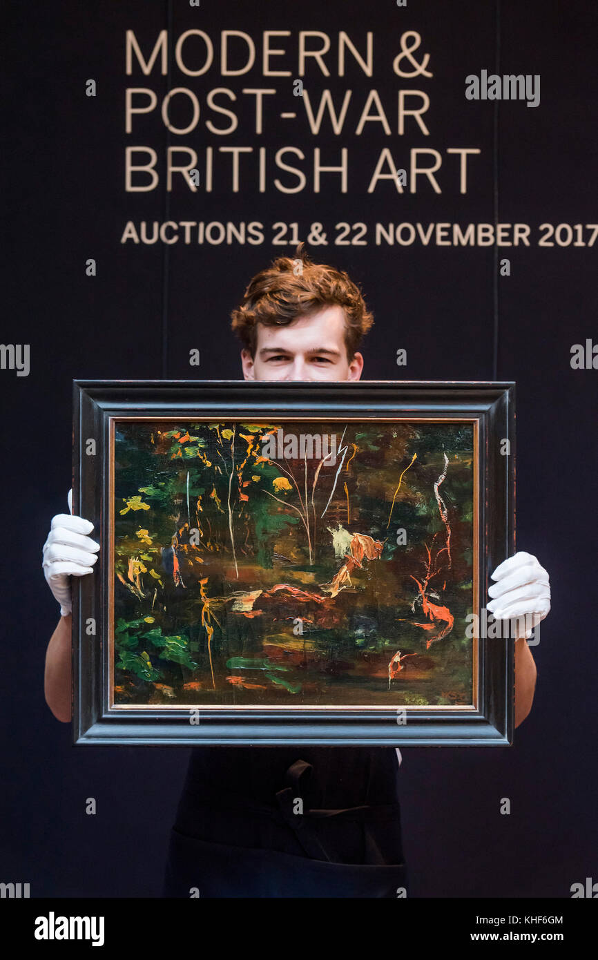 Winston churchill the goldfish pool at chartwell hi-res stock ...