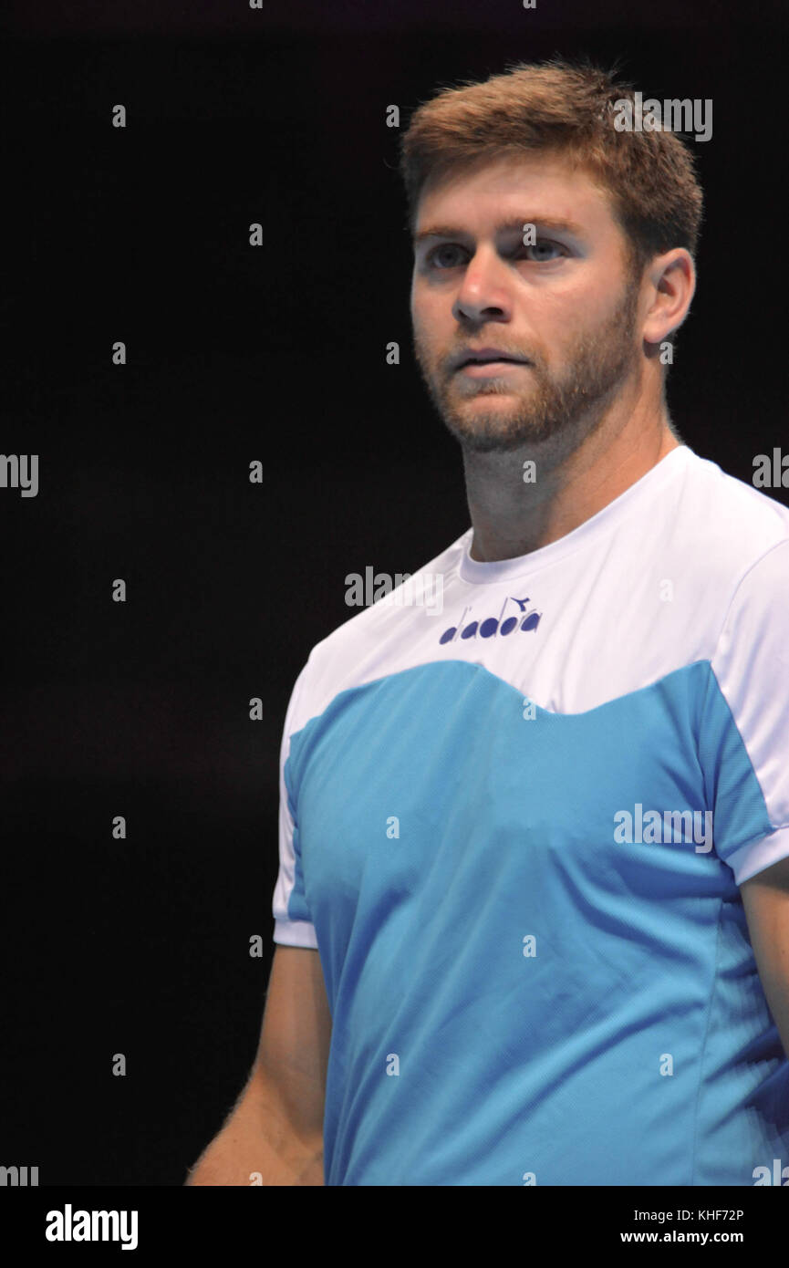 London, UK. 16th Nov, 2017. Michael Venus (NZL) competing in the ...