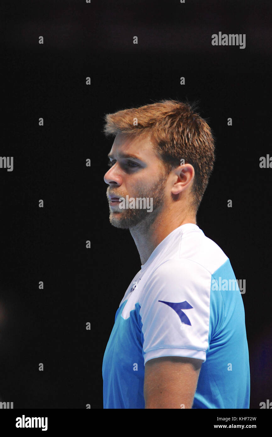 London, UK. 16th Nov, 2017. Michael Venus (NZL) competing in the ...