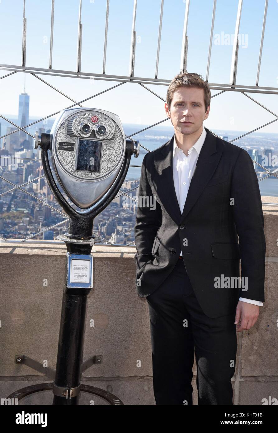 New York, NY, USA. 17th Nov, 2017. Allen Leech at a public appearance ...
