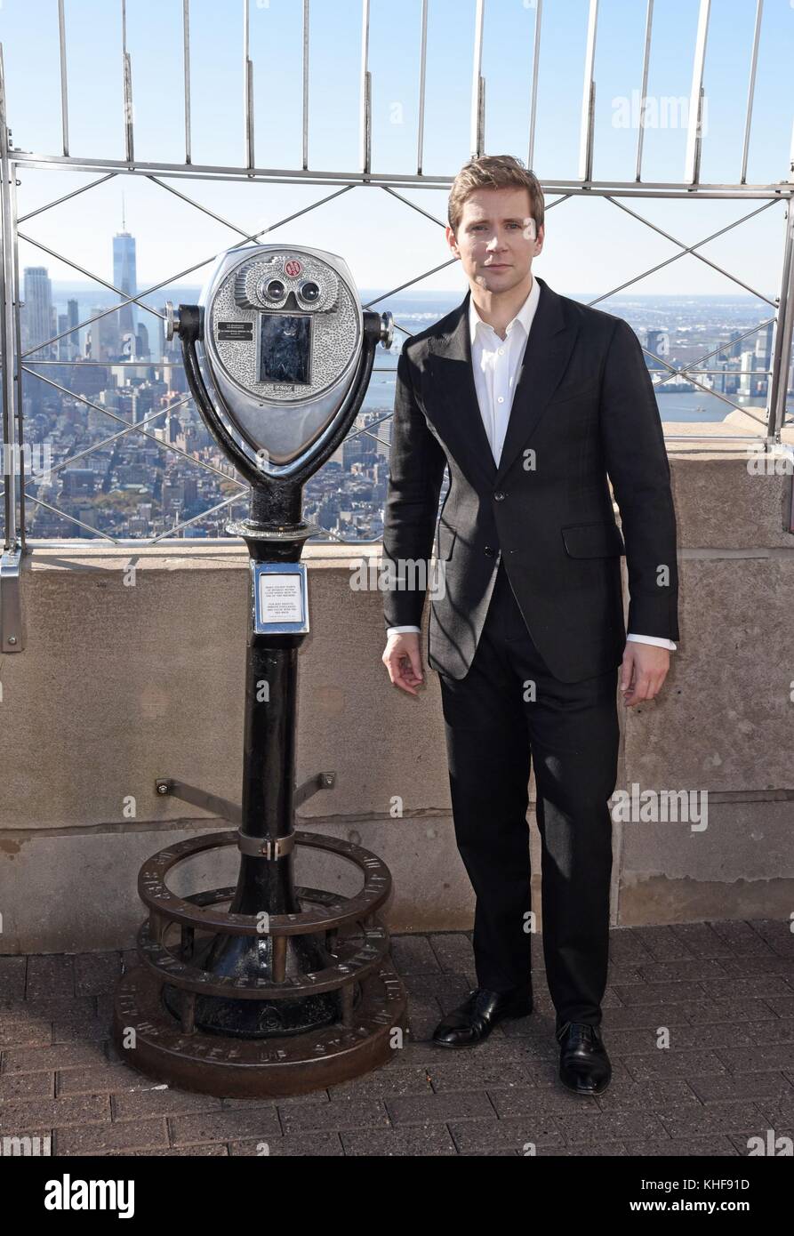 New York, NY, USA. 17th Nov, 2017. Allen Leech at a public appearance ...