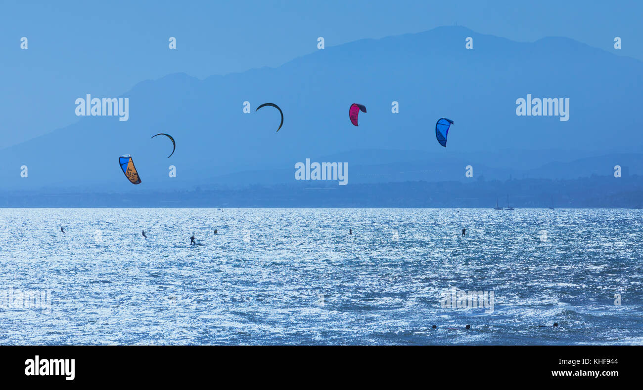 Kite surfers andalusian coast hi-res stock photography and images - Alamy
