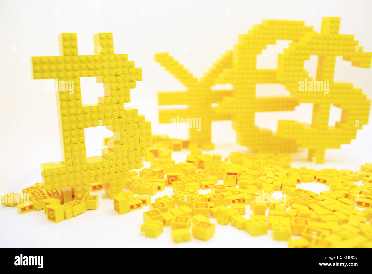 bitcoin dollar sign Stock Photo - Alamy