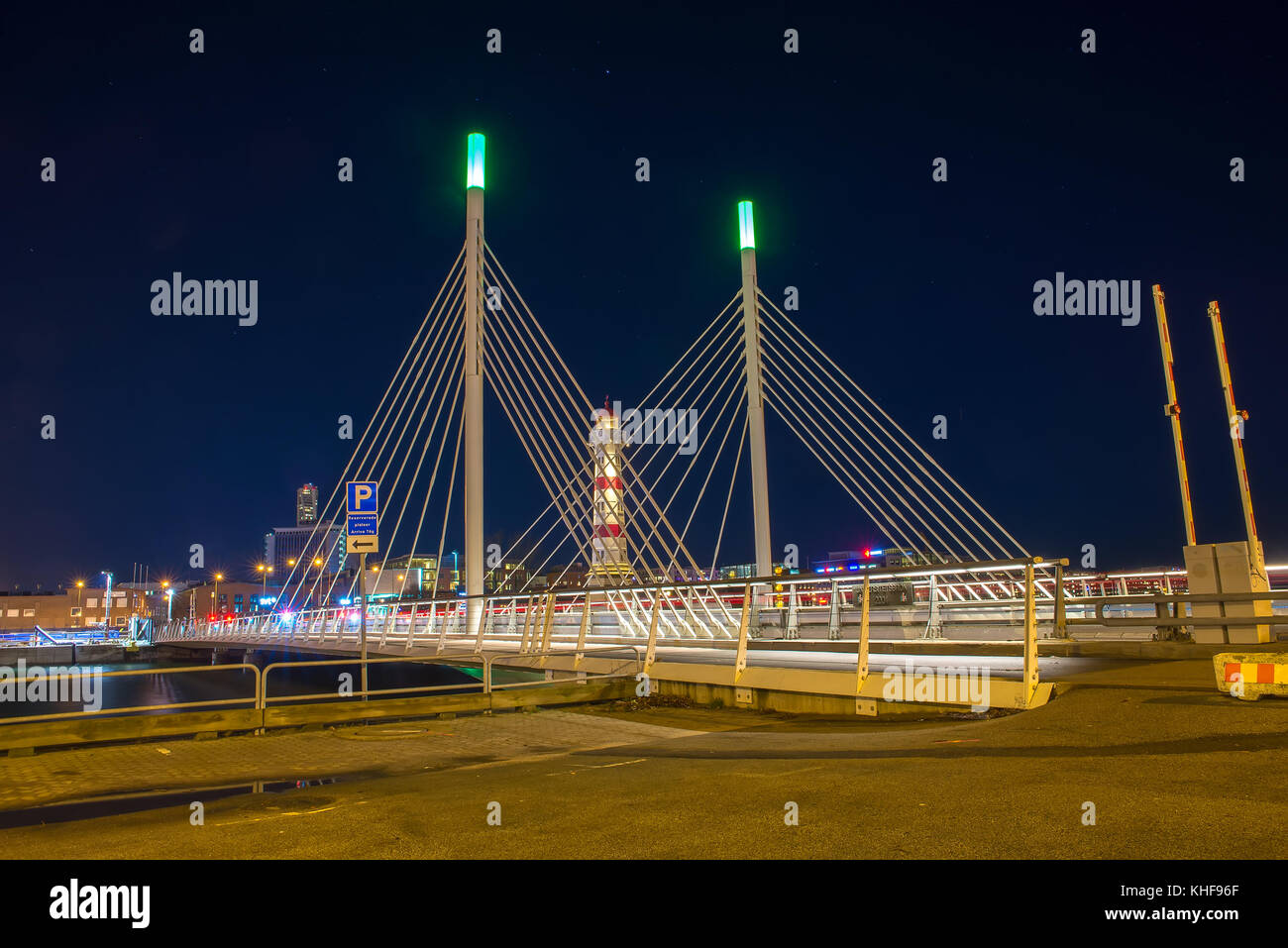 Pier night sky light lamp hi-res stock photography and images - Alamy