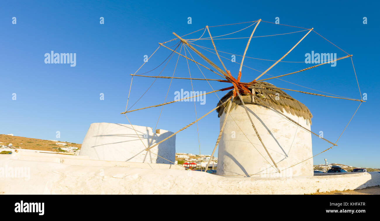 Traditional white windmills in hi-res stock photography and images - Alamy
