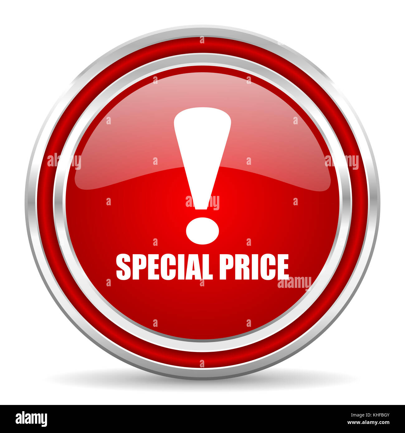 Special price red silver metallic chrome border web and mobile phone ...