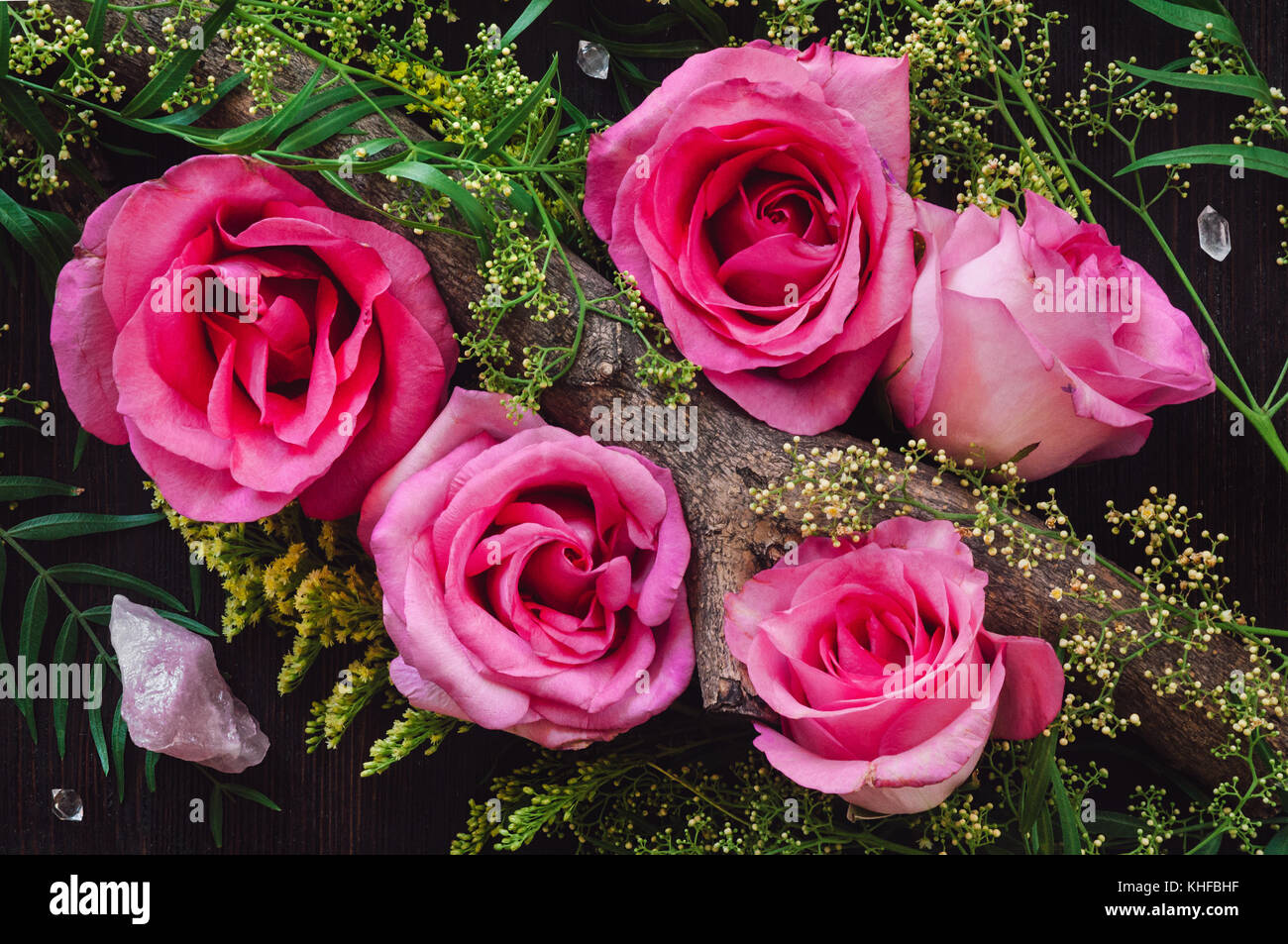 Rose Quartz Close Up Texture High Resolution Stock Photography and ...