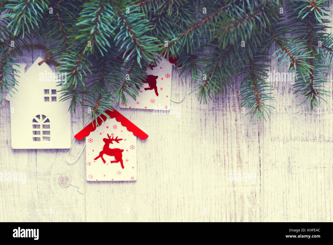 Christmas vintage background Stock Photo - Alamy