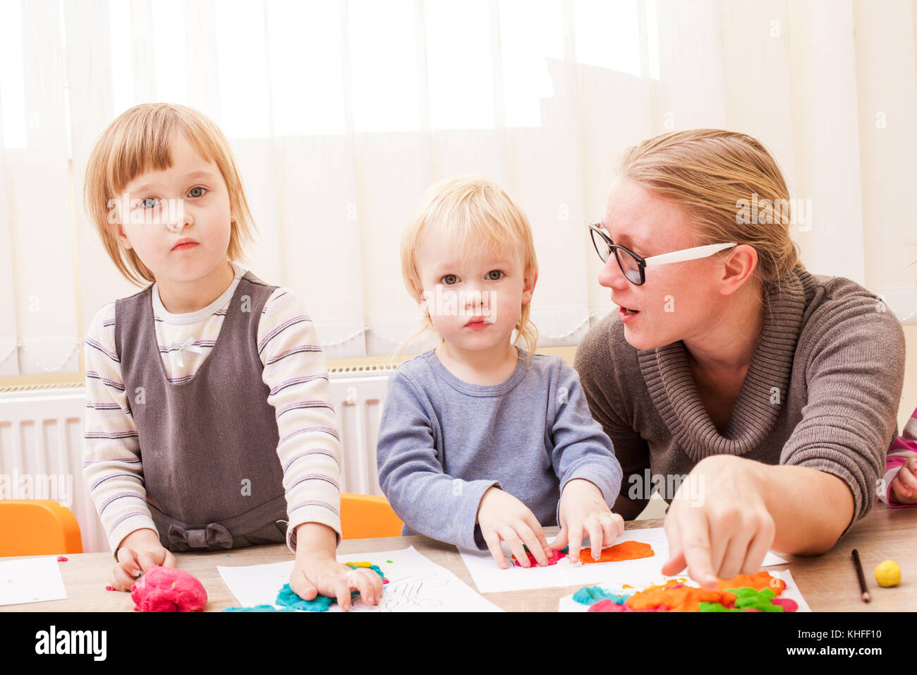 Interesting lesson modeling Stock Photo - Alamy