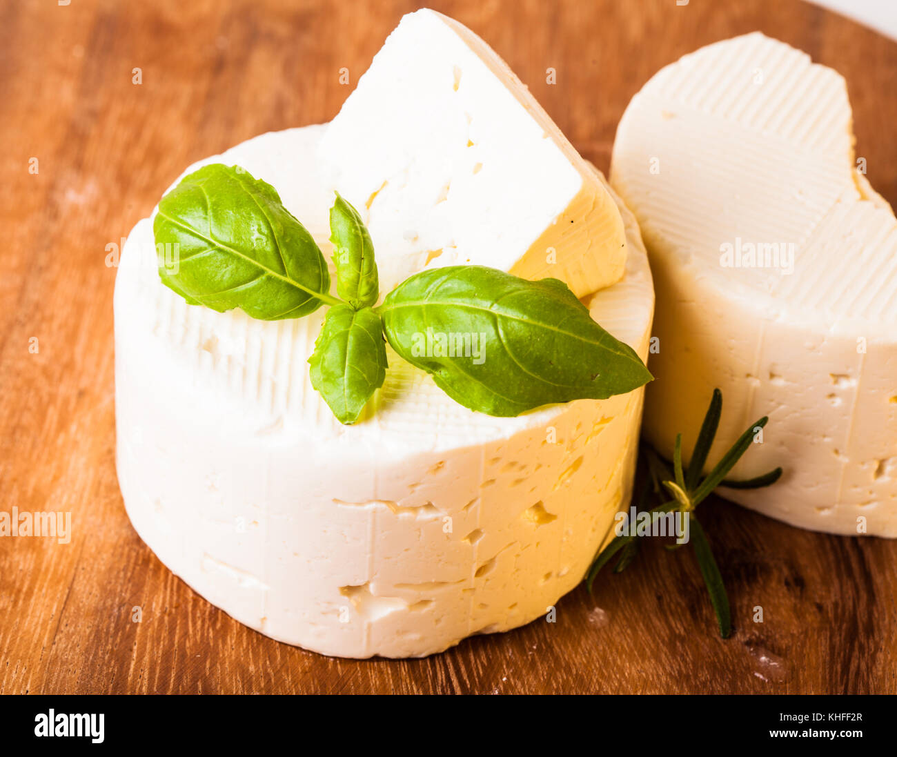 Salted soft cheese Stock Photo - Alamy