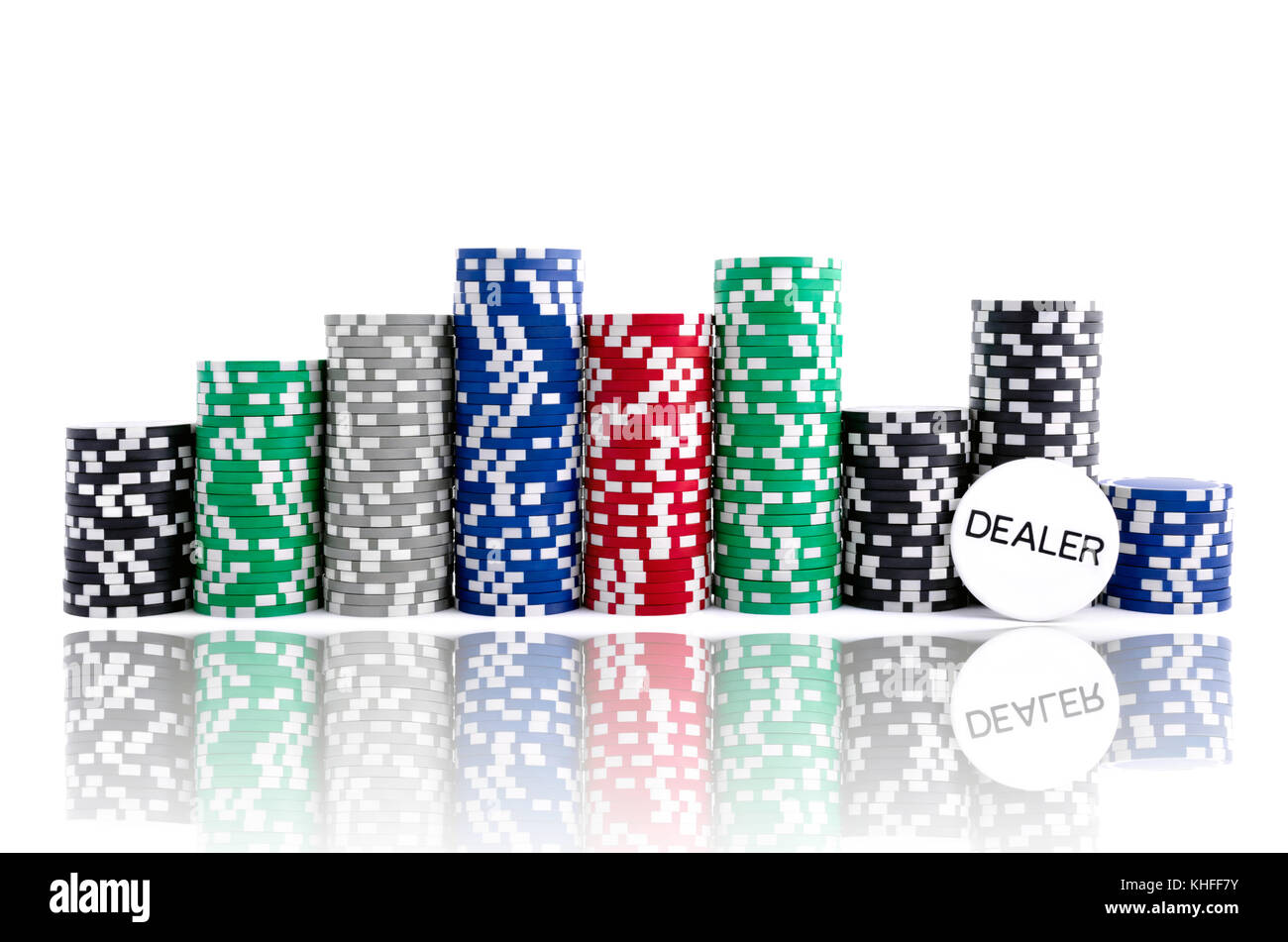 Poker chip stack hi-res stock photography and images - Alamy