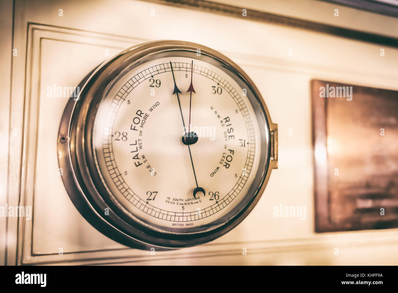 Wall barometer hi-res stock photography and images - Alamy