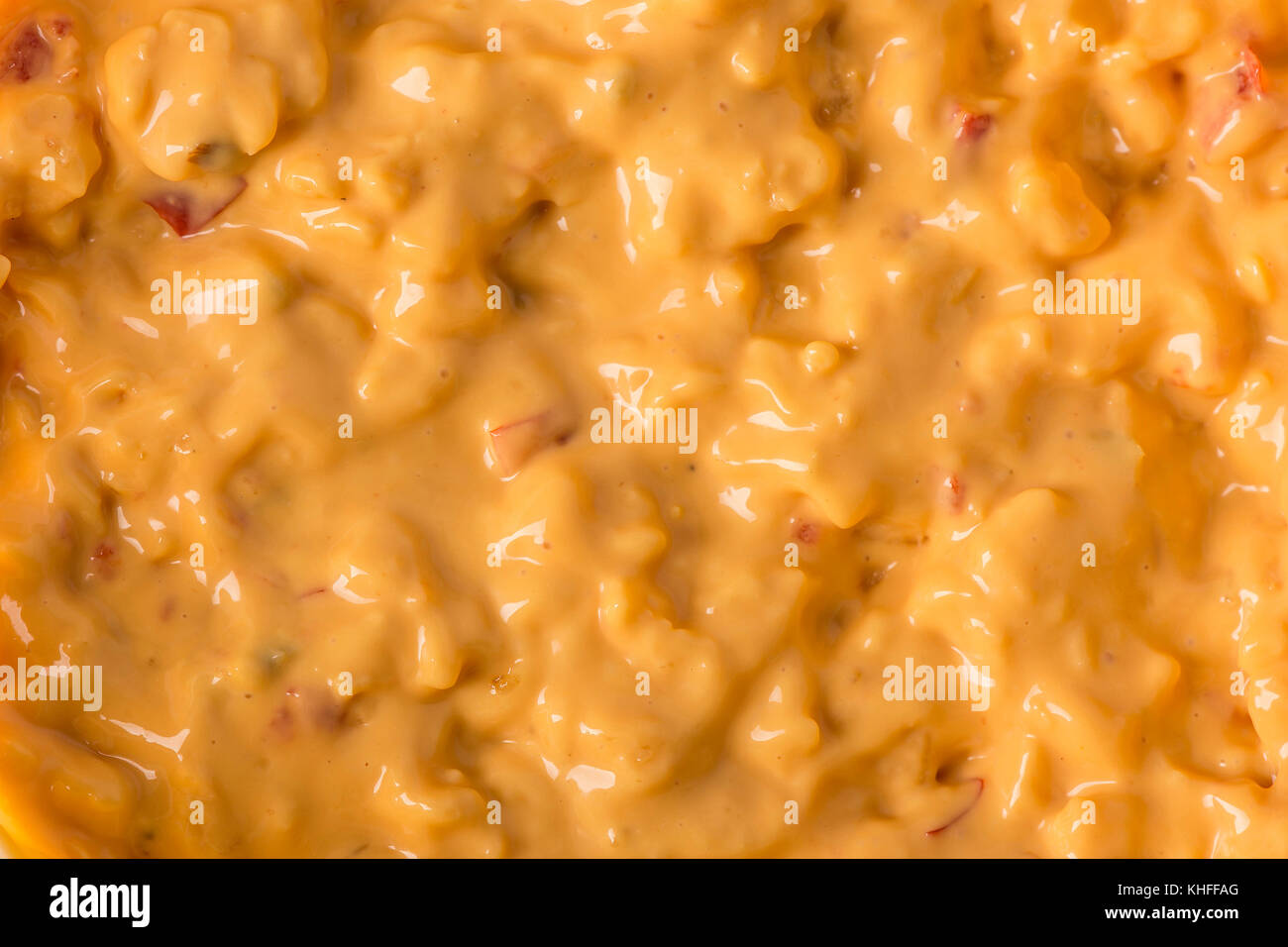 Pimento Cheese Spread or a melted cheese texture Stock Photo - Alamy