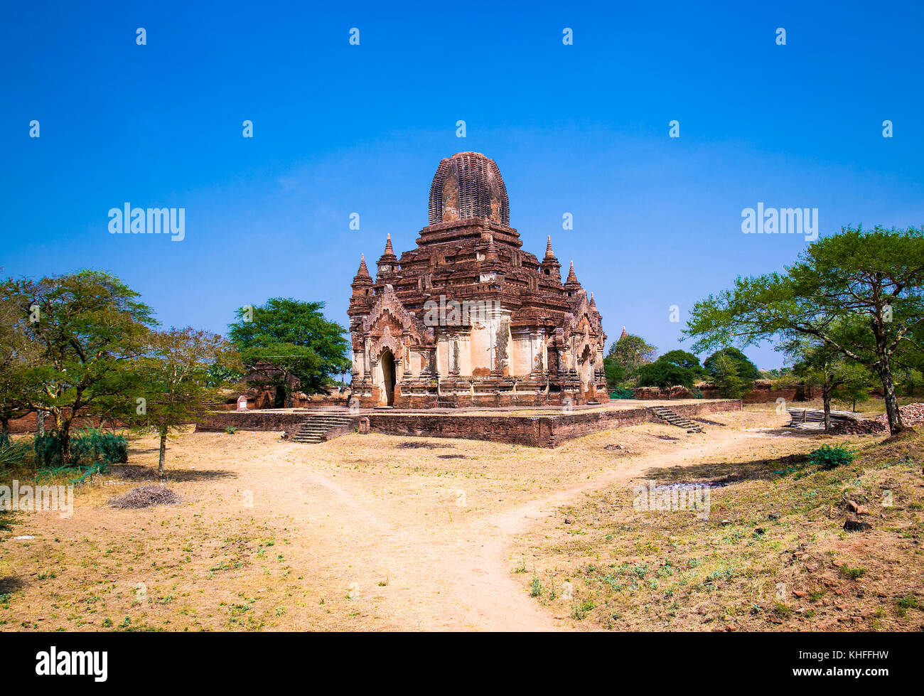 Thambula Temple in Bagan, Myanmar. Thambula Temple was built in 1255 ...