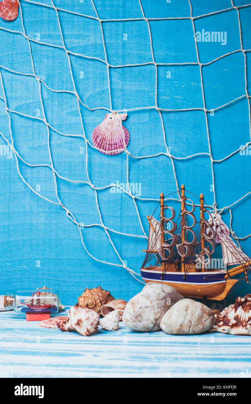 Sea interior decorations Stock Photo - Alamy