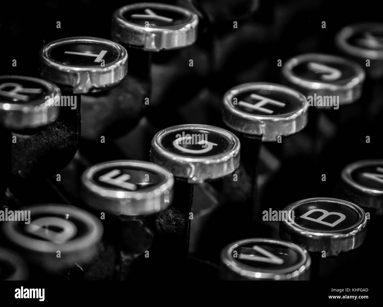 Keys from from an old 'Imperial' manual typewriter at Bletchley Park ...