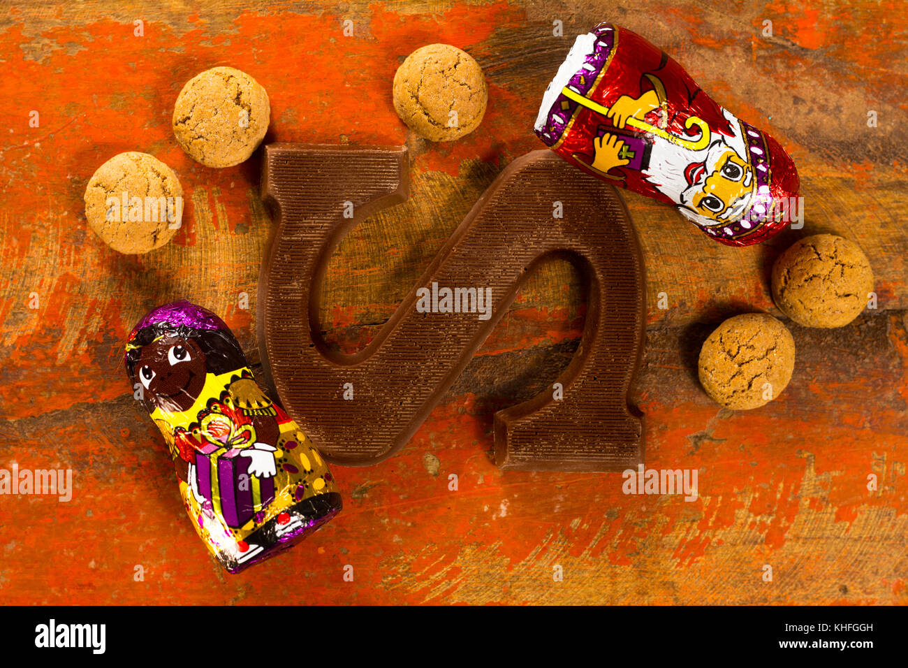 Traditional Dutch Saint Nicolas celebration with presents for children ...