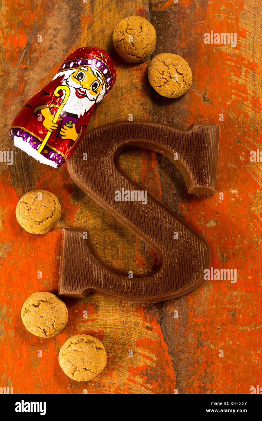 Traditional Dutch Saint Nicolas celebration with presents for children ...