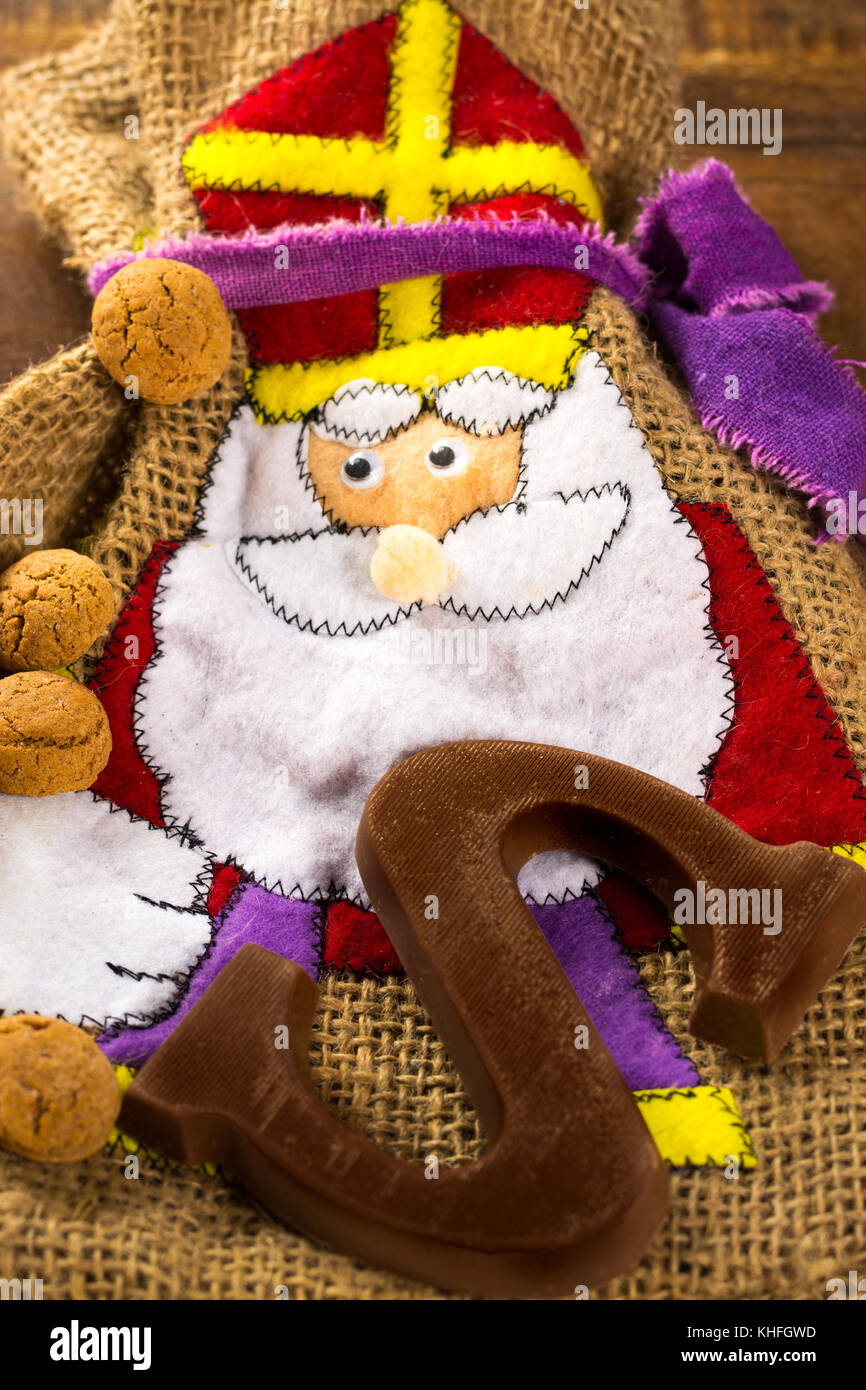 Traditional Dutch Saint Nicolas celebration with presents for children ...