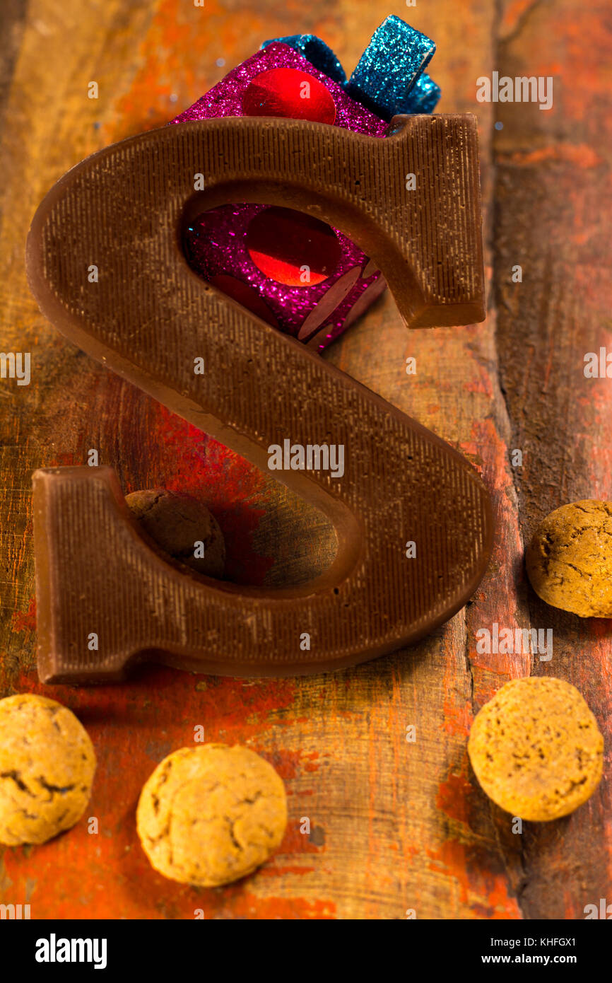 Traditional Dutch Saint Nicolas celebration with presents for children ...