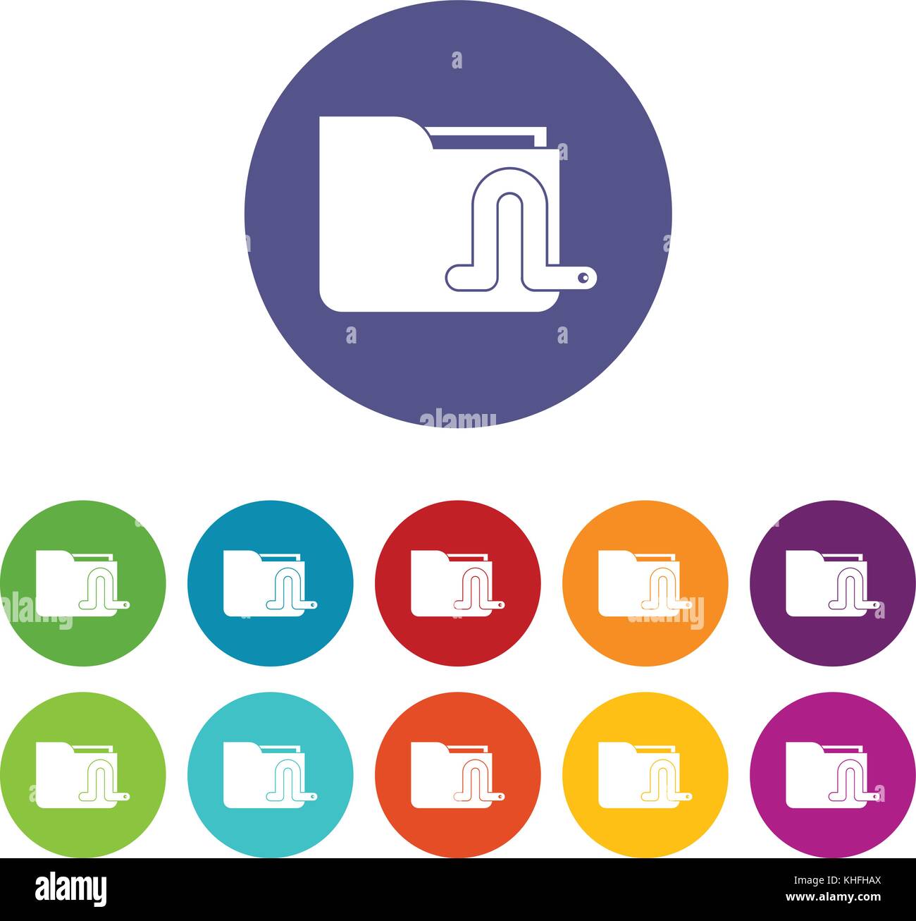 Computer worm set icons Stock Vector Image & Art - Alamy