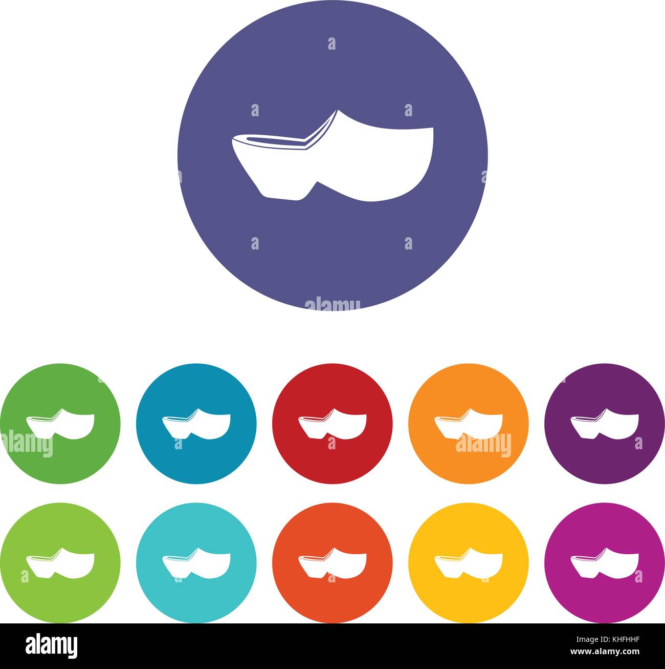 Dutch clogs vector hi-res stock photography and images - Alamy