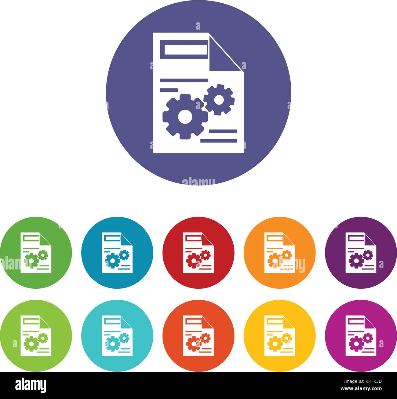 Web setting set icons Stock Vector Image & Art - Alamy