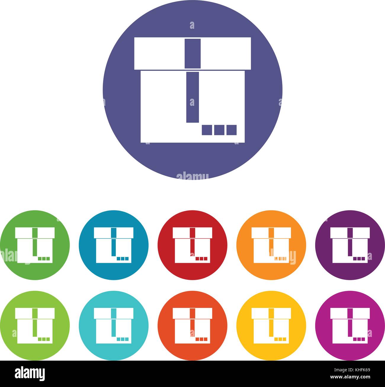 Box set icons Stock Vector Image & Art - Alamy