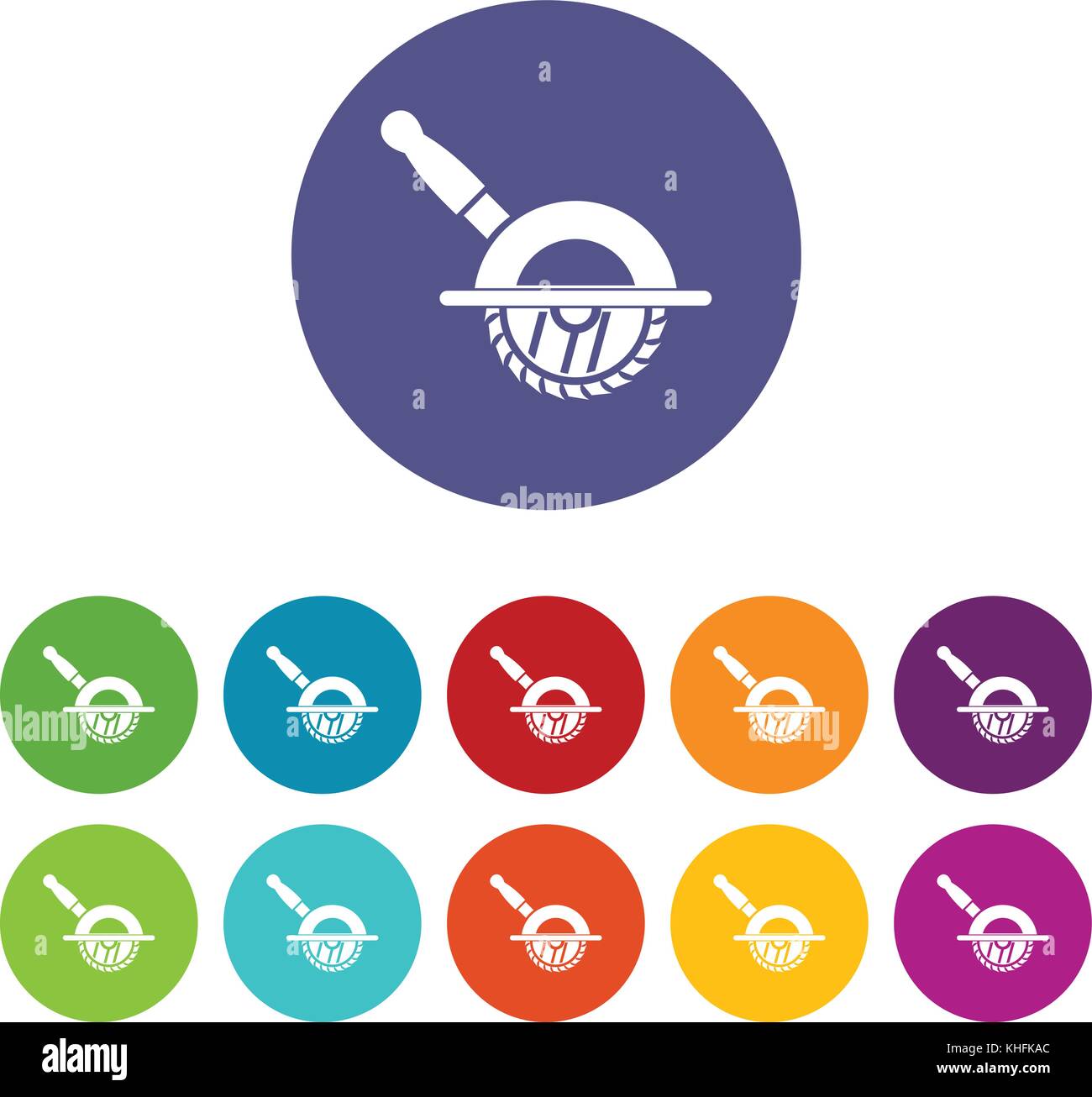 Circular saw set icons Stock Vector Image & Art - Alamy