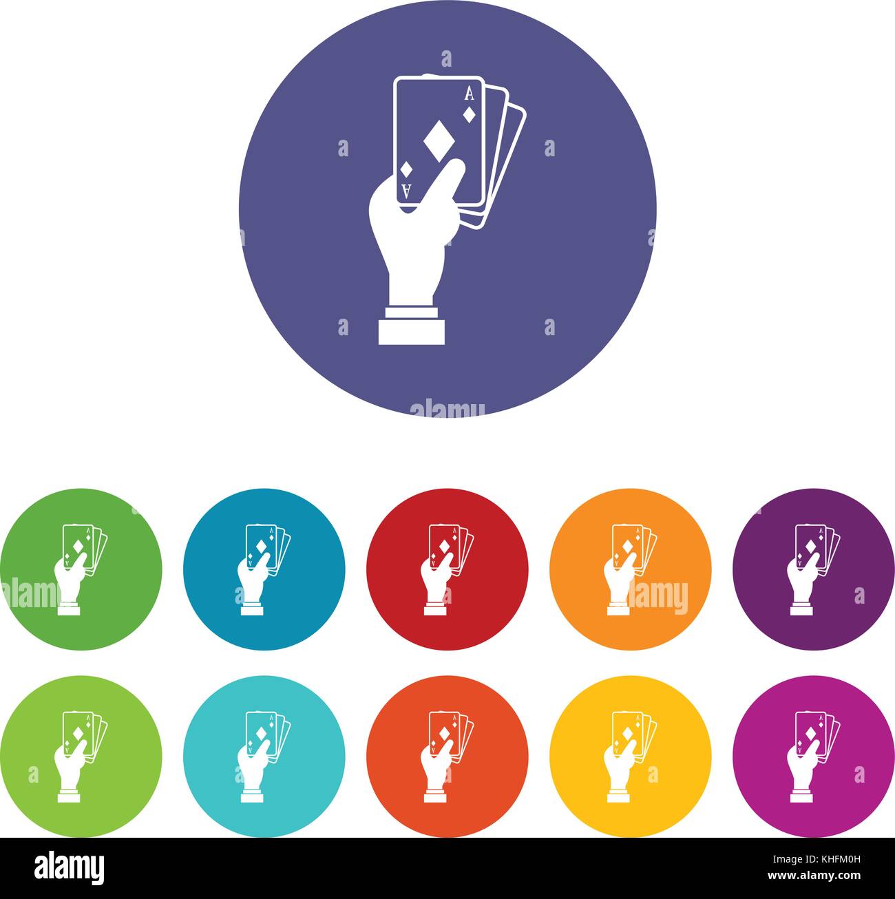 Diamond card trick Stock Vector Images - Alamy