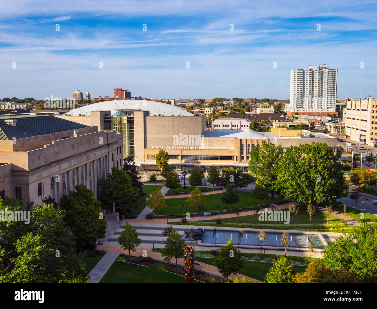Oklahoma city aerial view hi-res stock photography and images - Alamy