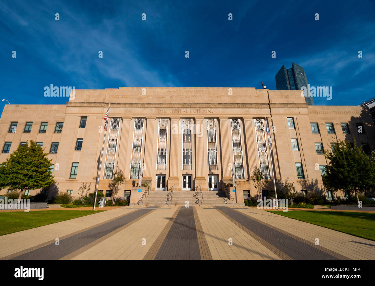 Municipal building in Oklahoma City Stock Photo - Alamy