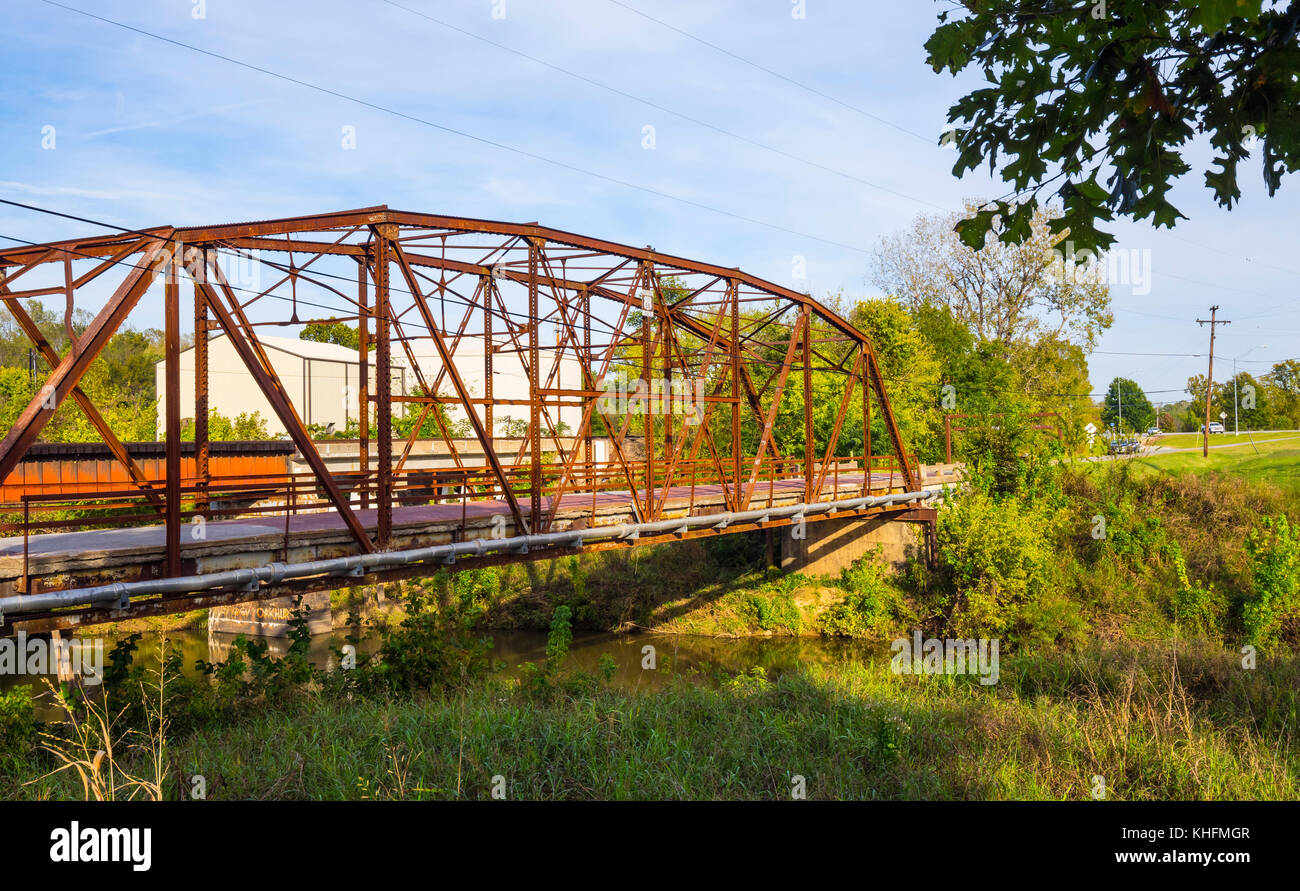 Original Route 66 Bridge from 1921 in Oklahoma Stock Photo - Alamy