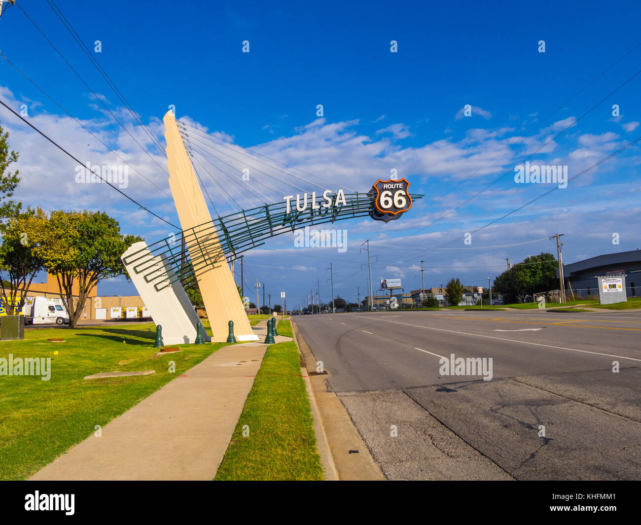 The famous Route 66 Gate in Tulsa Oklahoma Stock Photo - Alamy