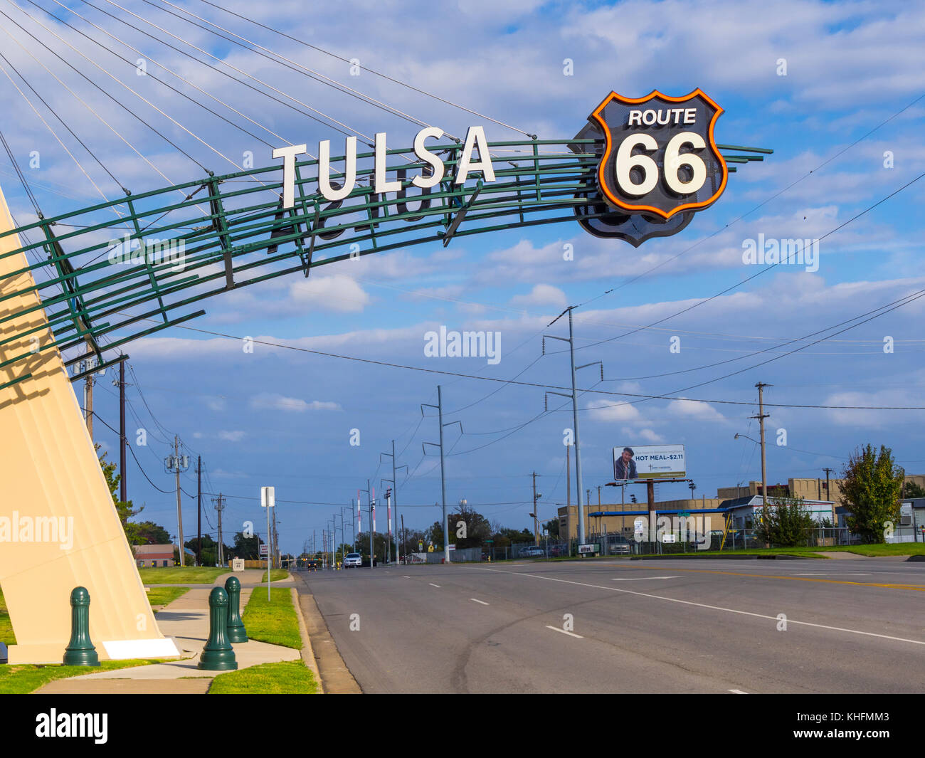 Tulsa route 66 gate hi-res stock photography and images - Alamy