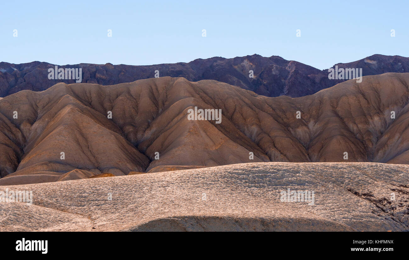 Beautiful scenery route through Death Valley National Park in ...