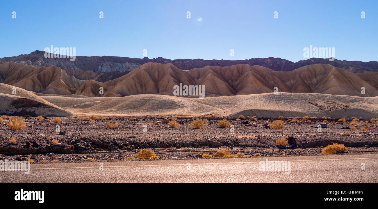 The amazing landscape of Death Valley National Park in California Stock ...