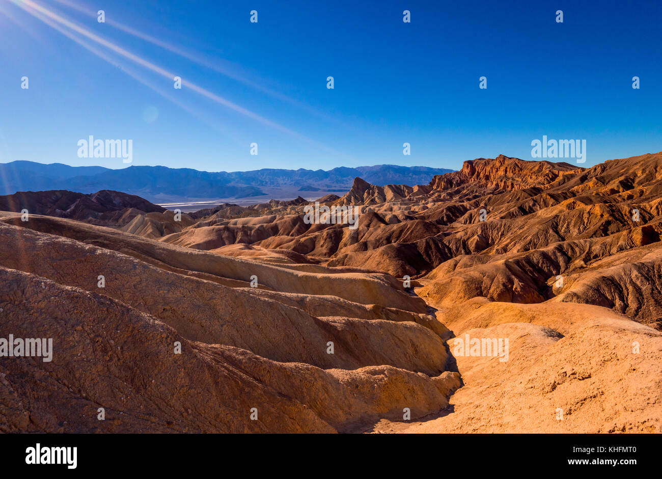 The amazing colorful rocks and mountains at Death Valley National Park ...