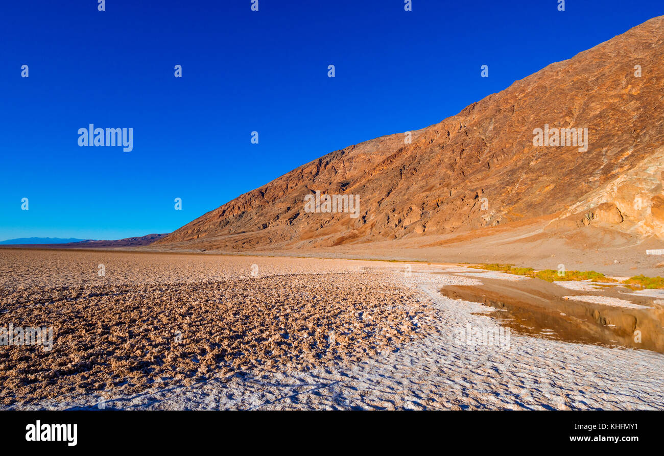 Badwater Salt lake at Death Valley California Stock Photo - Alamy