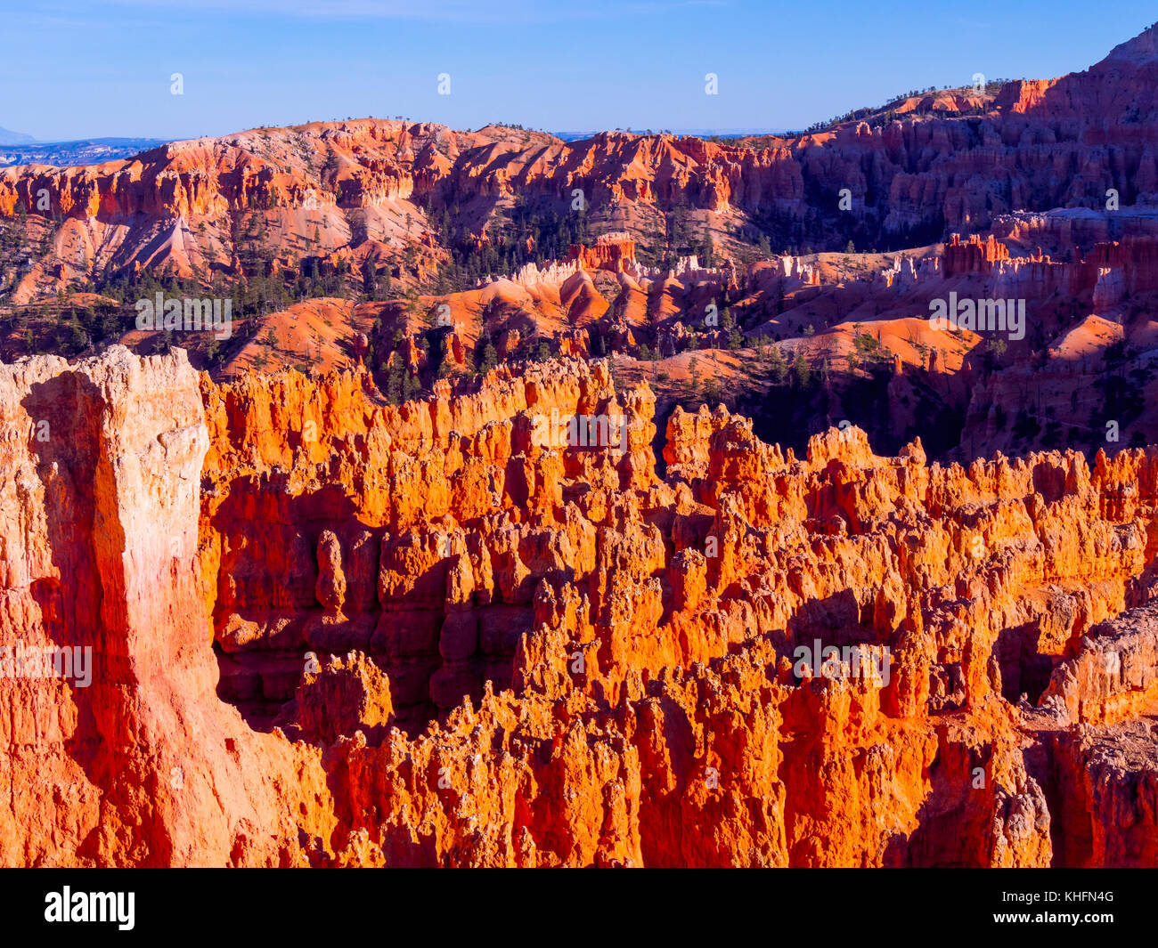 The red cliffs of Bryce Canyon National Park in Utah Stock Photo - Alamy