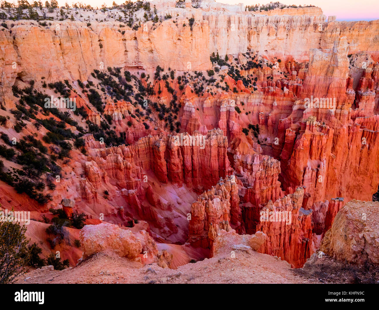 Wonderful Scenery at Bryce Canyon National Park in Utah Stock Photo - Alamy