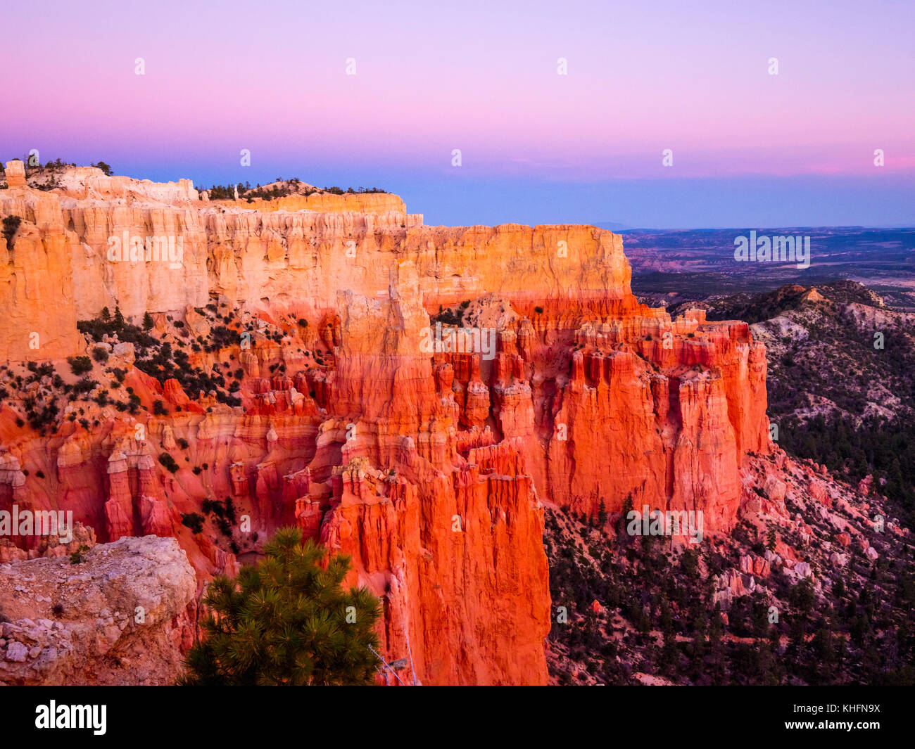 Wonderful Scenery at Bryce Canyon National Park in Utah Stock Photo - Alamy
