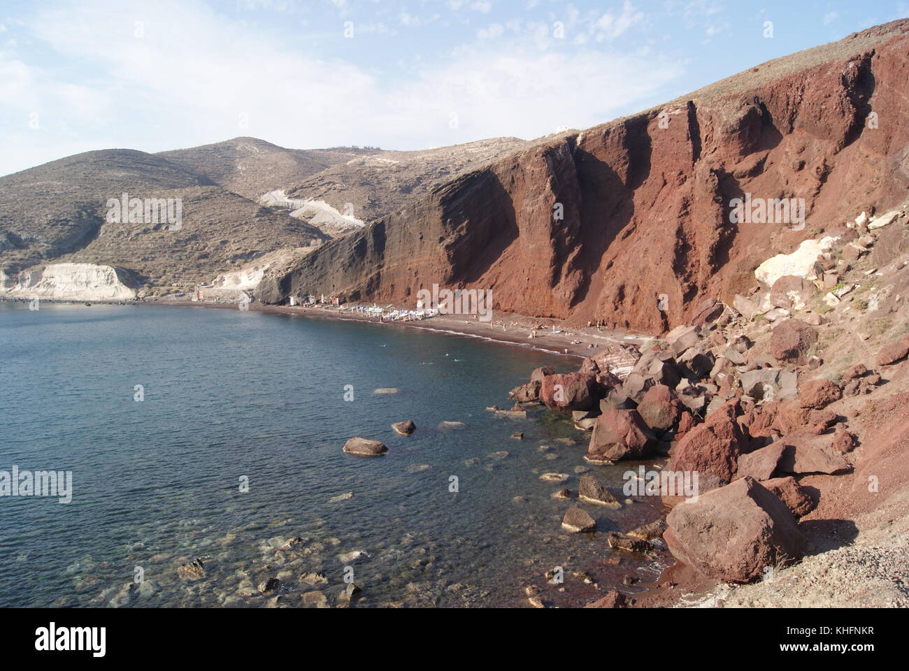 Red Beach, Santorini, Greece Stock Photo - Alamy