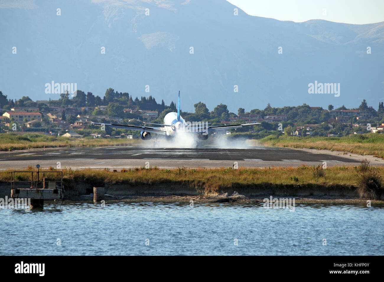 Corfu airport hi-res stock photography and images - Alamy